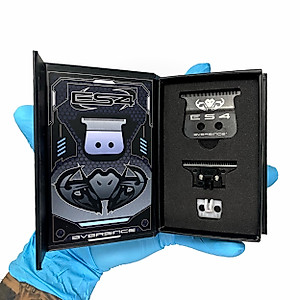 GAMMA+ 3Versince ES4 Deep Tooth DLC Ultimate Trimmer Blade Set with Deep Cutting Blade Fits Hitter, Evo, and Protege Models