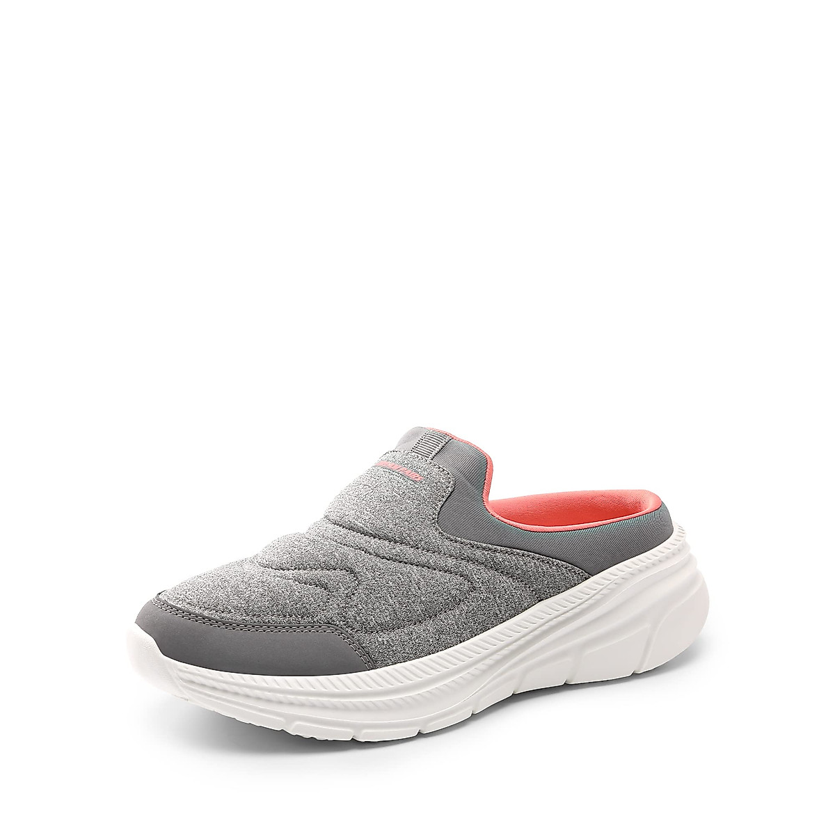 DREAM PAIRS Gym Shoes for Women, Slip on Arch Support Tennis Shoe - Breathable Knitted Jogging Yoga Workout Sport Nurse Walking Dog Platform Sneakers, Light Grey, Size 7.5 SDWS2312W