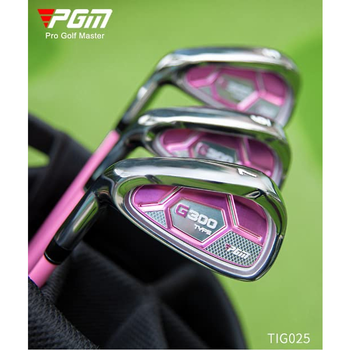 PGM G300 Club Womens Golf Set Purple Ladies Complete Left Handed Set LTG025