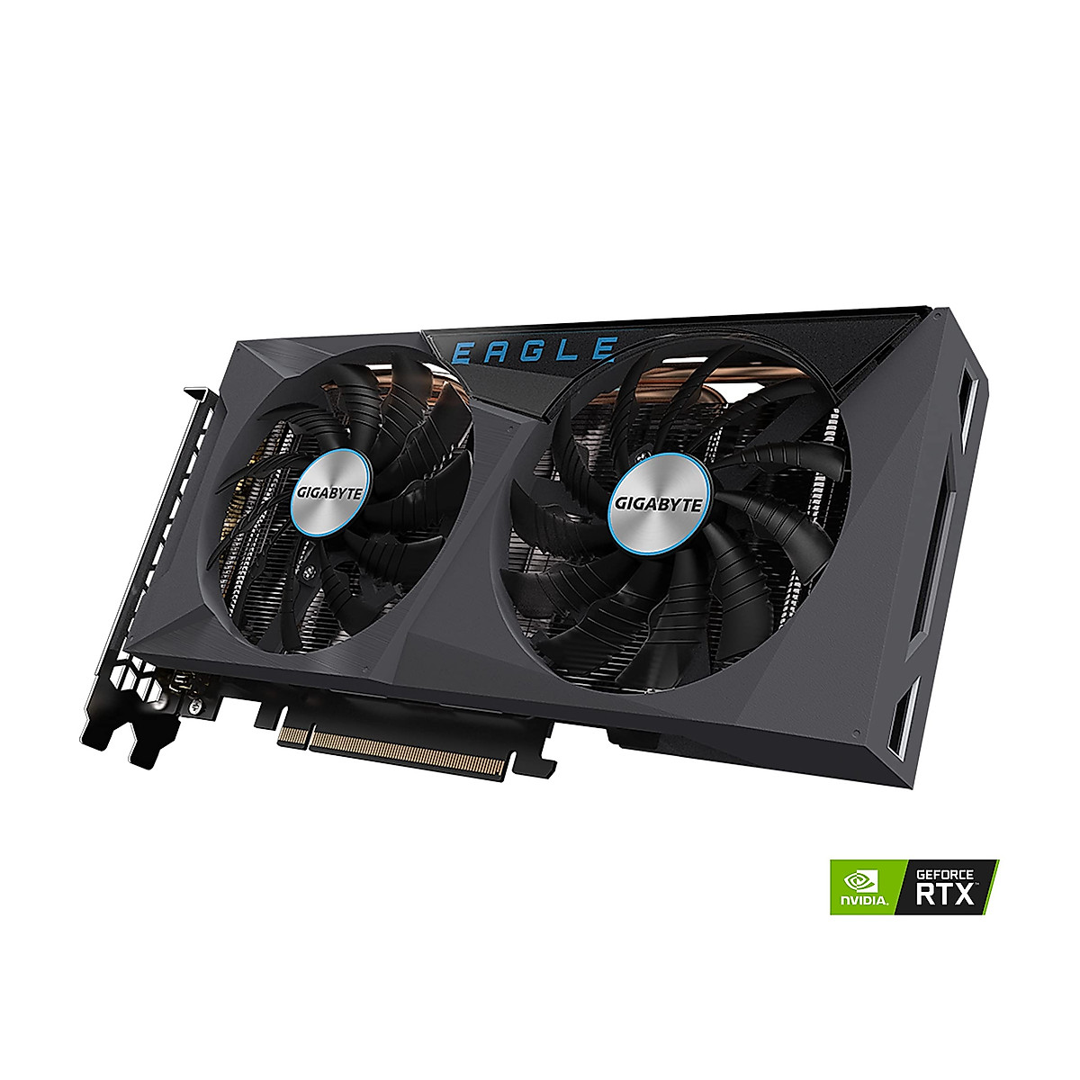 GIGABYTE GeForce RTX 3060 Eagle OC 12G (REV2.0) Graphics Card, 2X WINDFORCE Fans, 12GB 192-bit GDDR6, GV-N3060EAGLE OC-12GD Video Card