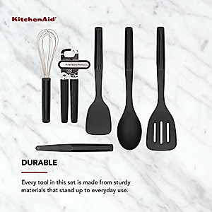 KitchenAid Universal Tool and Gadget Set, 6 Piece, Black