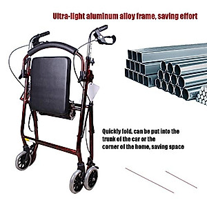 Upright Rollator Walker - Stand Up Rolling Walker, Forearm Rollator Walker, Stand Up Rollator Walker, Upright Walker, Rollator Walker, Upright Rollator Walker, Heavy Duty Upright Walker,Load weight 22