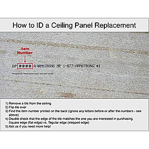 Armstrong Ceiling Tiles; 2x4 Ceiling Tiles - Acoustic Ceilings for Suspended Ceiling Grid; Drop Ceiling Tiles Direct from the Manufacturer; CORTEGA Item 703 – 10 pcs White Tegular