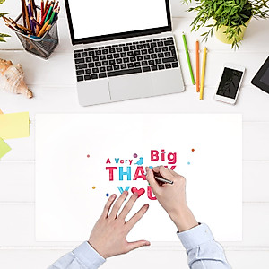 Giant Thank You Card with Envelope, 14 x 22 Inch Very Big Thank You Jumbo Greeting Card, Oversize Group Team Card Jumbo Message Greeting Cards for Wedding Graduation Baby Shower Party Gift (modern)