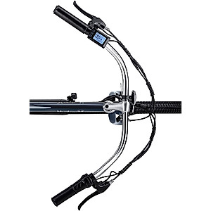 Hurley Electric Bikes Kickflip Beach Cruiser Single Speed E-Bike (Navy, Medium / 16 Fits 5'4"-6'1")