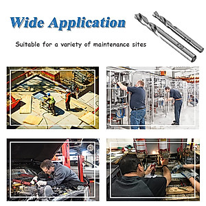 Mesee 2 Pieces HSS Spot Weld Drill Bit Set, High Speed Steel Cobalt Spot Welding Remover Tool Drill Bits Panels Separated Spotting Welder Cobalt Tips Cutter - 6mm, 8mm(1/4'', 5/16'')