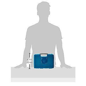 Plano Large 2 Sided Tackle Box, Metallic Gray & Blue, Medium