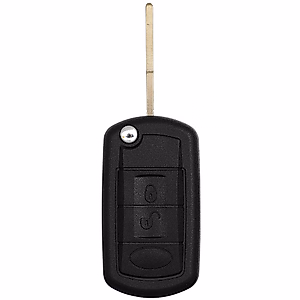 SCITOO Keyless Entry Remote Key Fob Shell CASE Replacement for 3 Buttons Uncut Car Key for Range Rover LR3 2005-2009 2006-2009 Sport 2006-2011 1pc FCC NT8-15K6014CFF-TXA YWX000071