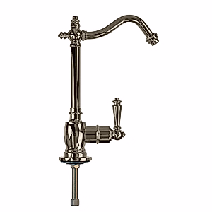 Westbrass D2035-NL-05 9" Victorian 1-Lever Handle Cold Water Dispenser Faucet, Polished Nickel