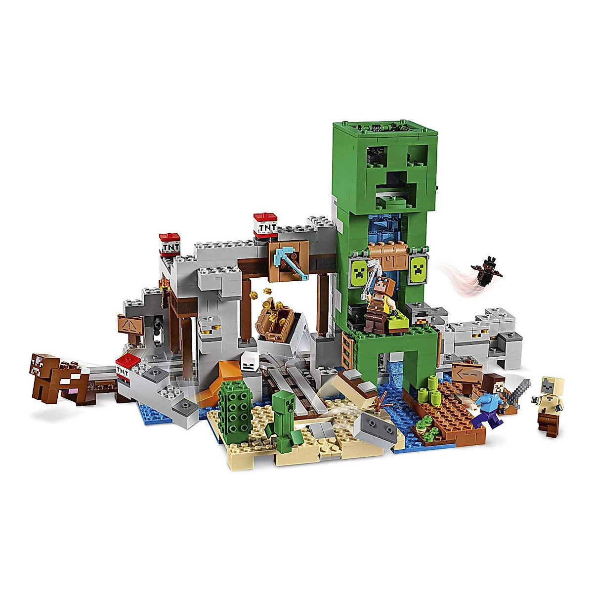 LEGO Minecraft The Creeper Mine 21155 Building Kit (834 Pieces)