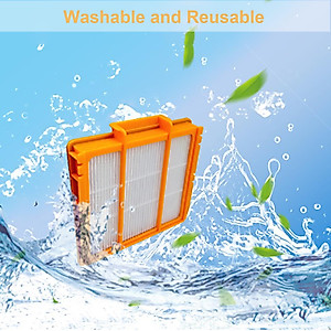 8 Pack AV2501S AV2501AE Filters Replacement Parts for Shark AV2610WA RV2502AE AV2511AE RV2610WA RV2520AOUS AV2510AOUS UR2500SR AI Ultra Robot Vacuum