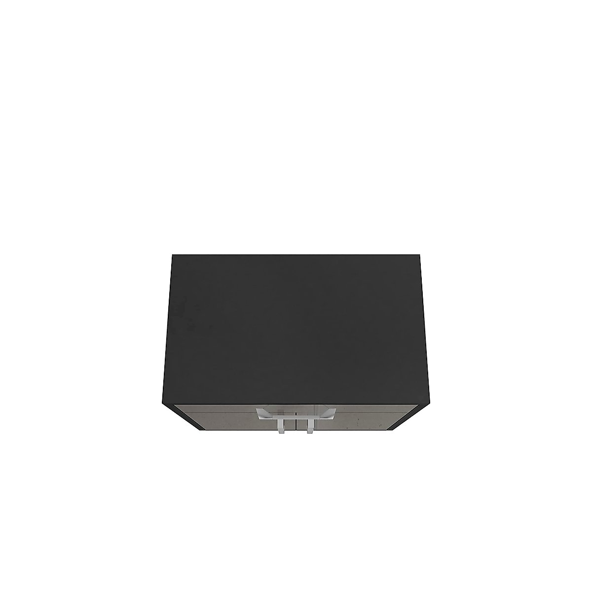 Manhattan Comfort Eiffel Garage Work Station Set of 3 in Matte Black and Gray
