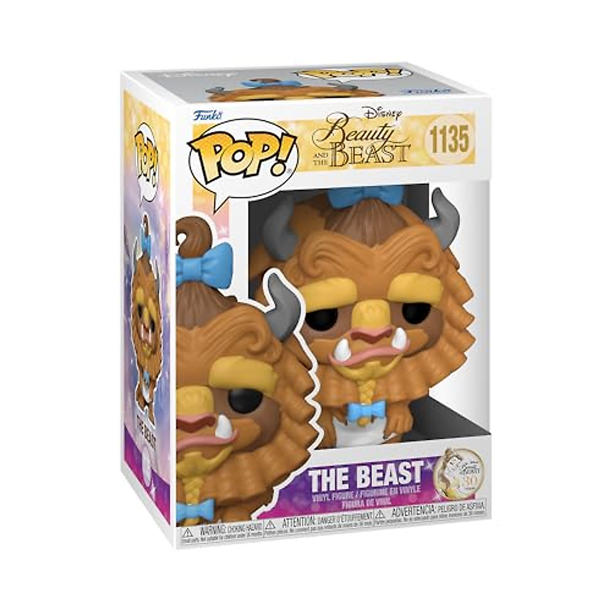 Funko POP Disney: Beauty and The Beast - Beast with Curls, Multicolor, (57585)