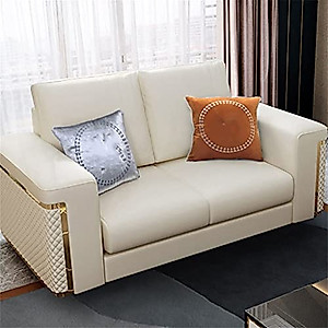BHVXW Living Room 3 Seat Lounge Sofa Mid-Century Sofa Modular Furniture First Floor Upholstered Leather Sofa