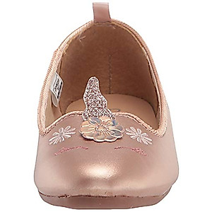 OshKosh B'Gosh girls Perl Ballet Flat, Blush, 7 Toddler US