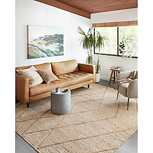 Loloi II Bodhi Ivory/Natural 2'-3" x 3'-9" Accent Rug