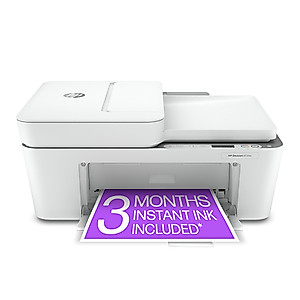 HP DeskJet 4155e Wireless Color All-in-One Printer with bonus 6 months Instant Ink (26Q90A).