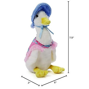 GUND 3 Piece Nursery Tale Stuffed Animal Bundle, Peter Rabbit, Benjamin Bunny and Jemima Puddle Duck