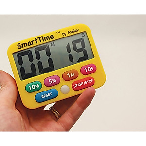 Ashley Productions SmartTime Digital Timer, Yellow (ASH50106)