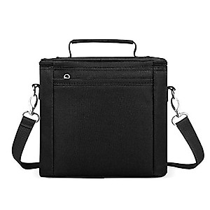 Simple Modern Lunch Box for Women & Men | Large Reusable Insulated Lunch Cooler Tote Bag | Spacious Container for Adult, Work, Travel, and School | Blakely Collection | 4 Liter | Midnight Black