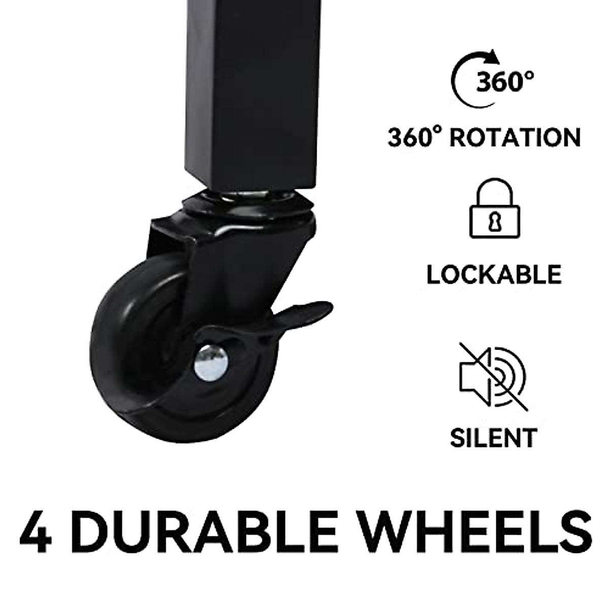 3-Tier Wine Table, Serving Bar Carts for The Home with Glass Holder, Mini Home Bar, Industrial Liquor Carts on Wheels, Rustic Wood and Metal Coffee Station and Drink Trolley for Dining Room, Kitchen