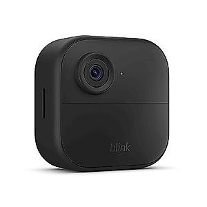 Blink Outdoor 4 (newest model), Wire-free HD smart security camera, two-year battery life, enhanced motion detection, Works with Alexa – Add-on camera (Sync Module required)