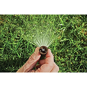 Rain Bird 1806APPRS Pressure Regulating (PRS) Professional Pop-Up Sprinkler, Adjustable 0° - 360° Pattern, 8' - 15' Spray Distance, 6" Pop-up Height, Black