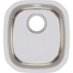 Elkay ELUH1113 Lustertone Classic Single Bowl Undermount Stainless Steel Sink