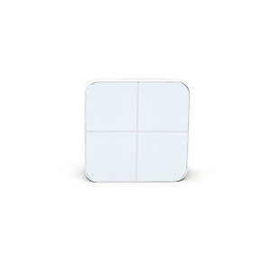 Aeotec WallMote Quad, Wireless Zwave on Off Switch, Z-Wave Plus Enabled, 4 Zwave Button, 16 Scene Wall Switch with Remote Control, Work with Z Wave Hub