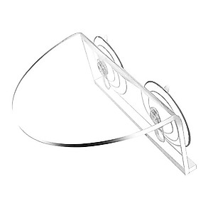 2Pack Aquarium Shelf,Transparent Acrylic Ledge Plants Holder for Substrate and Live Plants,with Strong Suction Cups for Fish Tank Multi-Layer Decorations