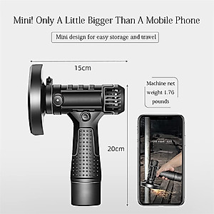 ALUNYAN Cordless Angle Grinder 4 Inch Hand Grinder 9000RPM with with 6000 MAh Lithium Battery& Charger for Cutting and Grinding Wood and Metal.