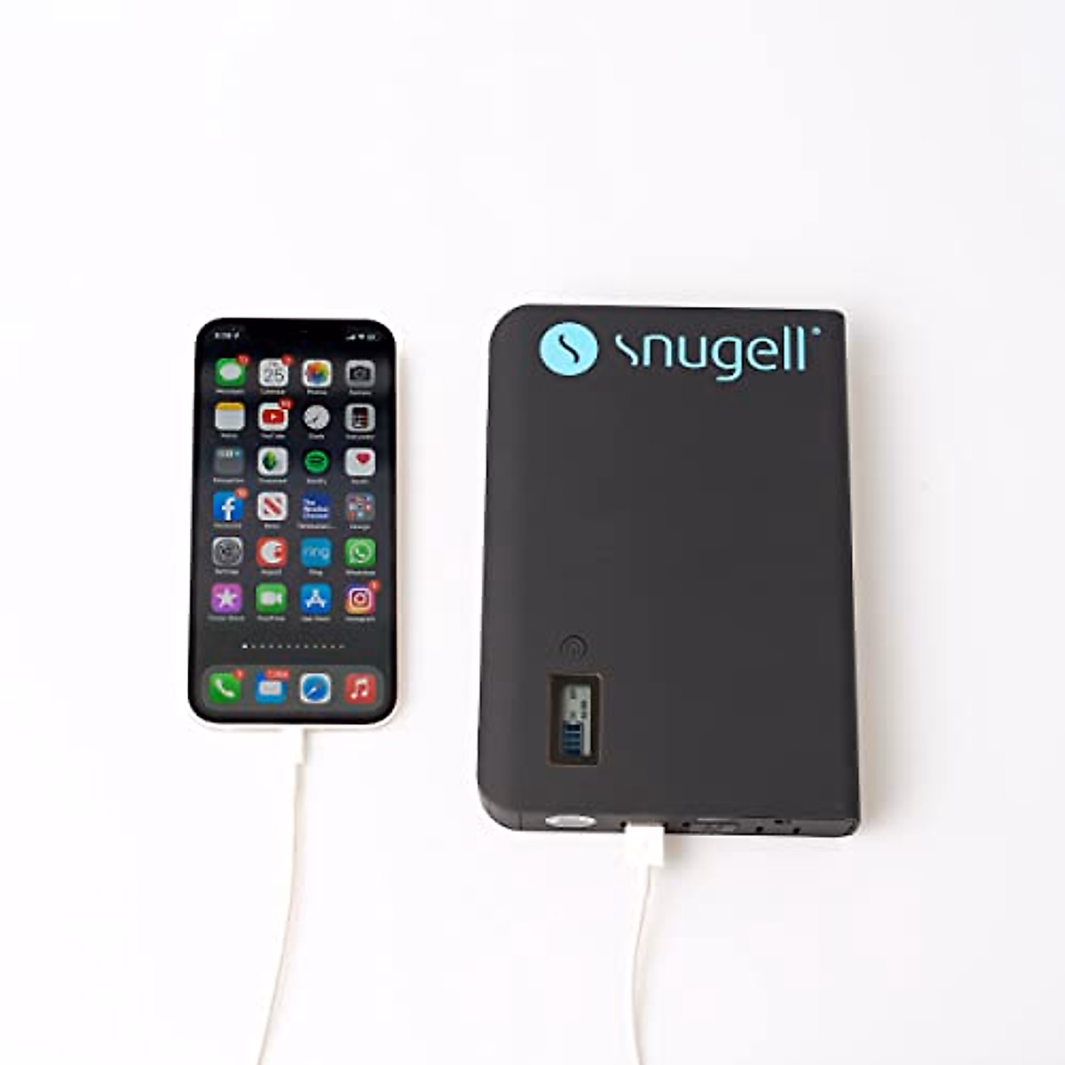 Snugell 1000 CPAP Battery & Backup Power Supply | for All CPAP Machines | Including ResMed AirMini, AirSense 10 & AirSense 11 | Rechargeable Lithium-ion 85 Wh | Adaptable with AC 110V