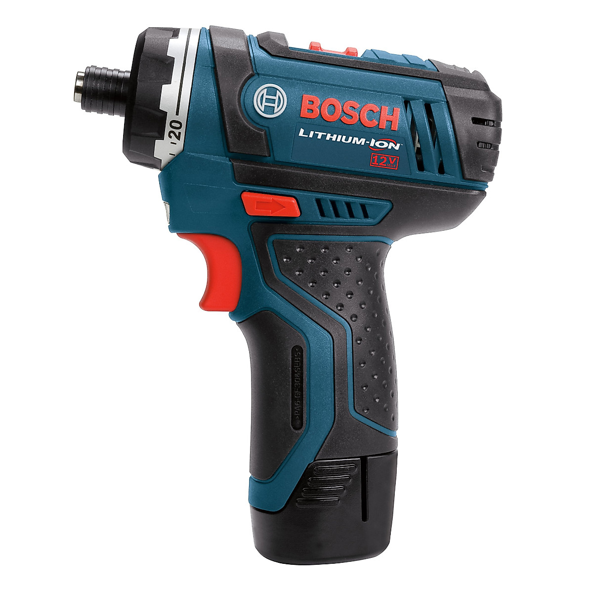 Bosch CLPK27-120 12V Max 2-Tool Combo Kit (Drill/Driver and Impact Driver) w/ 2 Batteries, Charger and Case and ITBHQC201 2 1/4", Impact Tough Quick Change Bit Holder