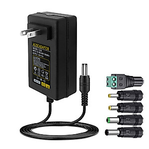 12V 3A Adapter Power Supply Cord Fit for DOSS SoundBox XL, Braven BRV-X BRVX BRVXGWB BRVXBBB 805 1100 BRV-HD Bluetooth Speaker, Bose Companion 2 Series II III 2 3 PC Speakers Replacement Charger Cable