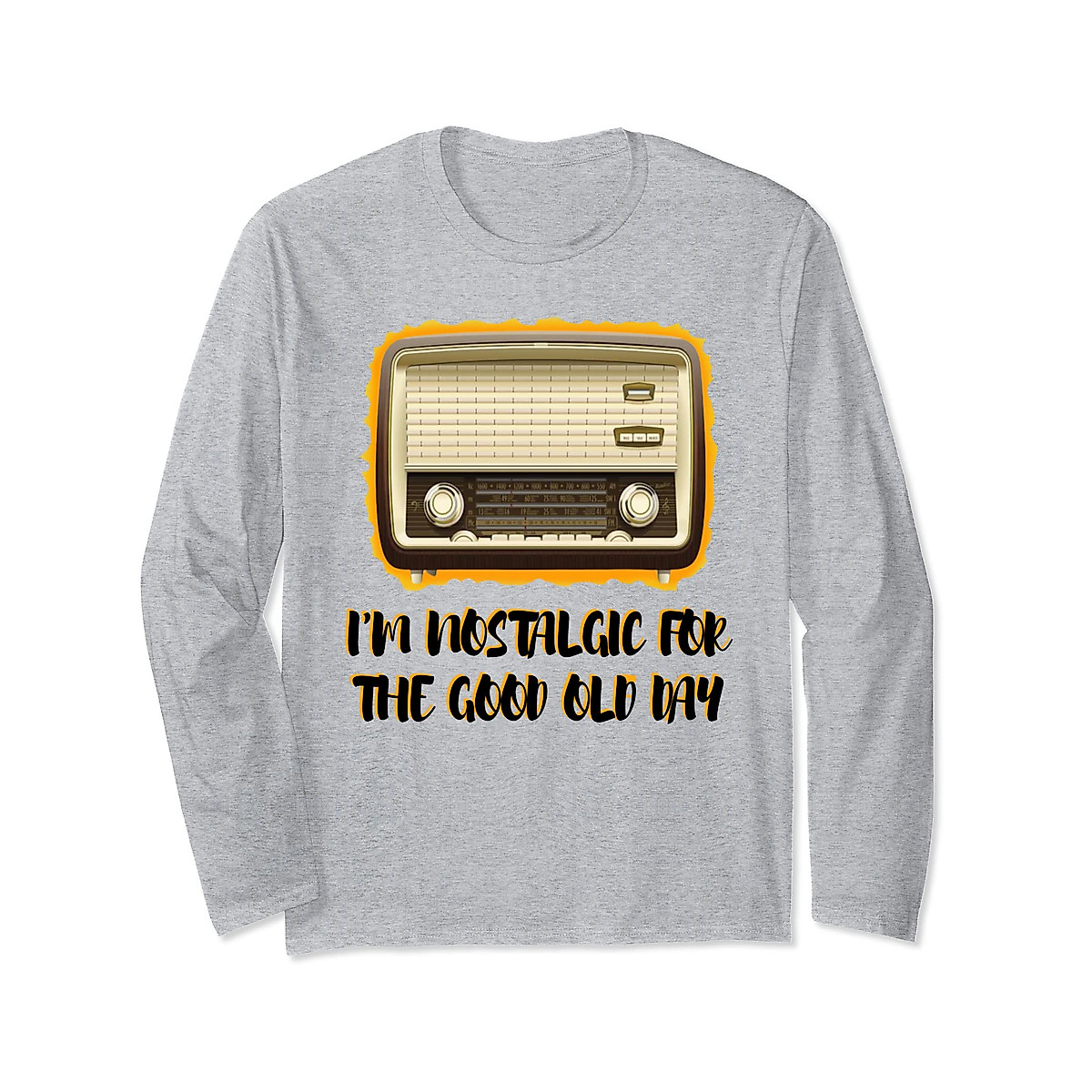 "SLOGAN VINTAGE" Long Sleeve T-Shirt