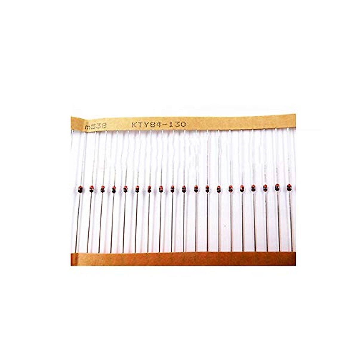 Taidacent 10 Pcs KTY84-130 Silicon PTC Temperature Thermistor Sensor Linear PTC Thermistor Used in Motor Servo KTY84 Silicon Temperature Sensors