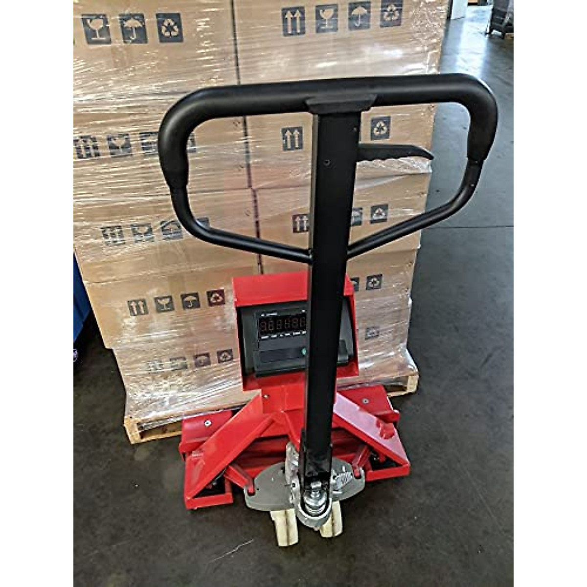 PEC Industrial Pallet Jack with Built-in Scale, Heavy Duty for Warehouse use, US Full Assembled, 5000 LBS Capacity