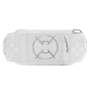Replacement Full Housing Console Game Shell Case Cover Back Repair Parts for PSP 3000 ,Playstation Portable 3000 System , Shock Absorption and Anti Scratch Design Silver