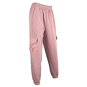 adidas Women's Utility Fleece Jogger Pants, Magic Mauve Large