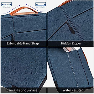 14-15 inch Laptop Sleeve Bag for Dell XPS 15/Inspiron 14, HP Chromebook 14/Pavilion x360 14, Lenovo Flex 5/IdeaPad 14, Acer HP DELL Lenovo ASUS Computer 14" Waterproof Computer Case(NavyBlue)