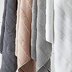 SKL HOME by Saturday Knight Ltd. V1359010835203 Efrie Hand Towel Set, 13" x 5.5", Gray