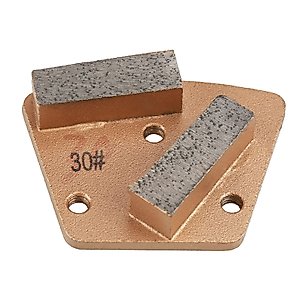 Trapezoid Diamond Floor Grinding Disc, Concrete Grinder Diamond Polishing Pads Stone Polishing Kit Granite Polishing Pads Sanding Pads Grit 30