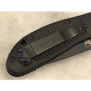 Purple Torx Screws Set For Benchmade Griptilian Scale Pivot & Clip 550 551 553