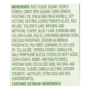 Pillsbury Funfetti Gluten Free Cake and Cupcake Mix with Candy Bits (Pack of 3) with By The Cup Frosting Spreader