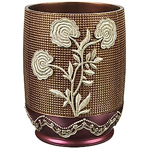 Popular Bath 961690 Ombre Rose, Waste Basket, Burgundy