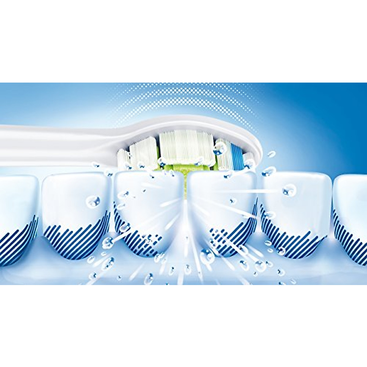 Philips Sonicare Genuine DiamondClean replacement toothbrush heads, HX6063/64, White 3-pk