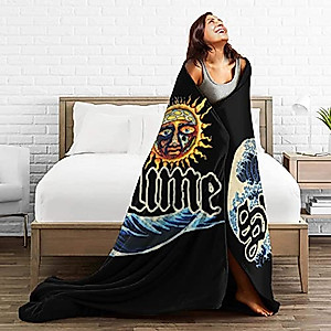 GGUWUG The Story of Sublimes Iconic Sun Blankets Throw Blanket Bed Blanket Microfiber Decorative Blanket for Sofa Living Room