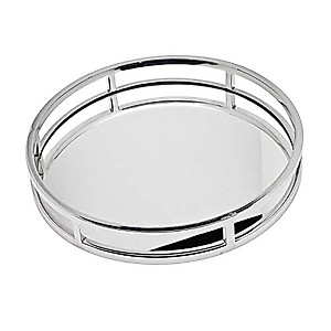 Godinger Round Aspen Gallery Tray, 13"