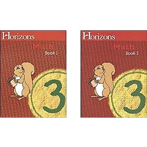 Horizons Math 3 SET of 2 Student Workbooks 3-1 and 3-2