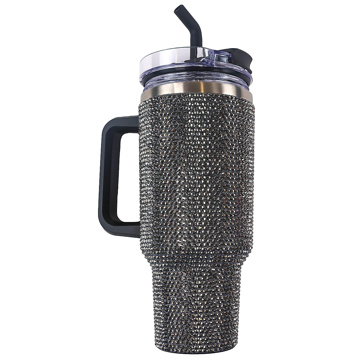 Simply Southern Stylish, Durable, and Southern-Charm Packed 40 oz Tumbler-Black Sequin